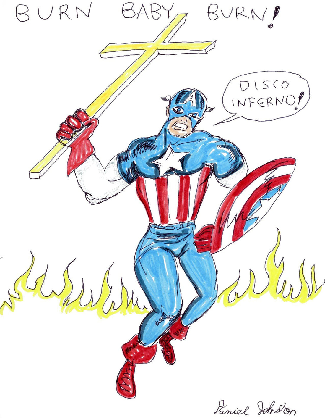 Art Print - "Burn Baby Burn!" – Hi How Are You